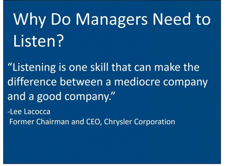 Listening: A Great Manager’s Differentiator | Sunzer Consulting Group